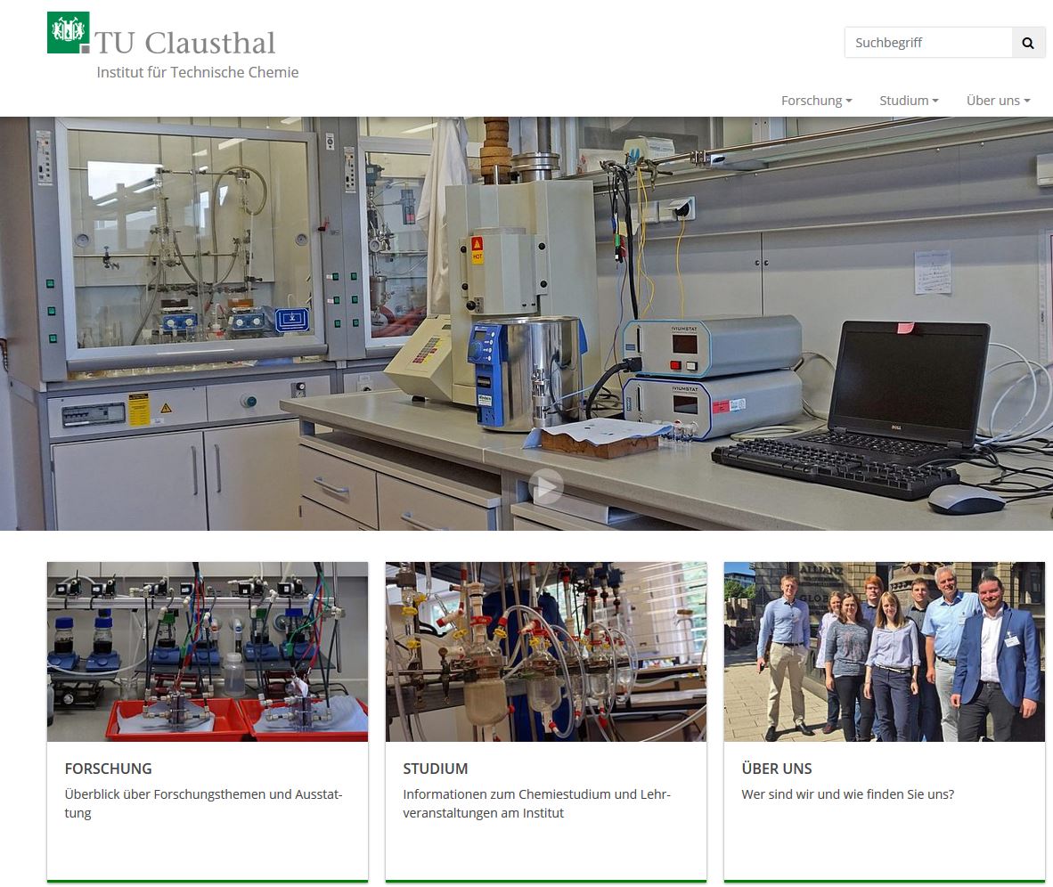 Die neue Webseite des ITC ist online.